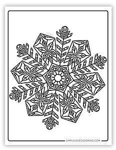 Christmas Mandala Coloring Pages (Free PDF Printables) - Simply Love ...