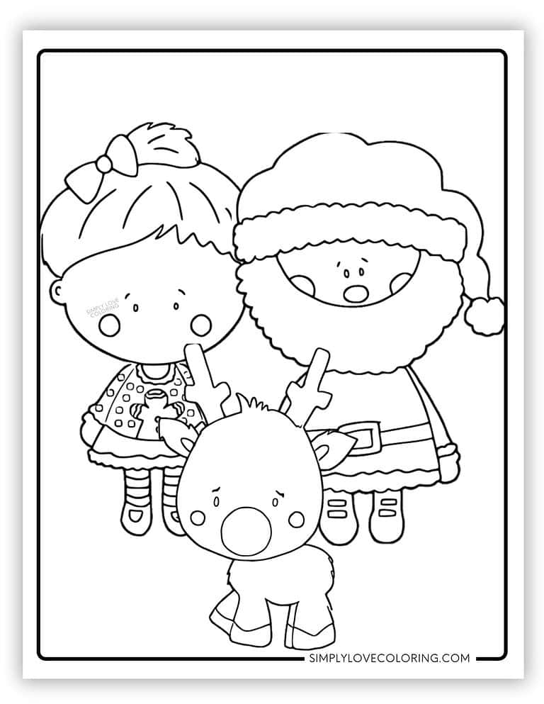 Mrs Claus Coloring Pages (Free PDF Printables) - Simply Love Coloring