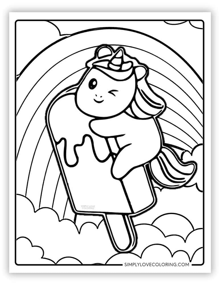 Popsicle Coloring Pages (Free PDF Printables) - Simply Love Coloring