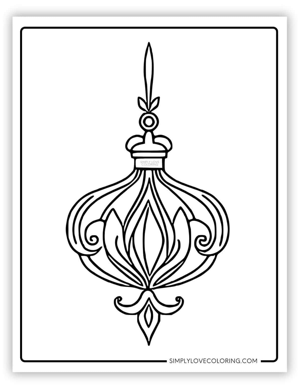 Christmas Ornament Coloring Pages (Free PDF Printables) - Simply Love ...