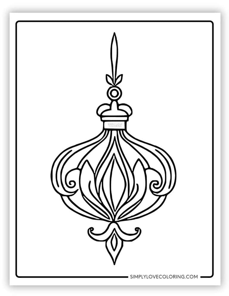 Christmas Ornament Coloring Pages (Free PDF Printables) - Simply Love ...