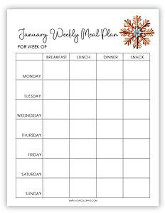 January Planner Calendar Printables (Free PDF Downloads) - Simply Love ...