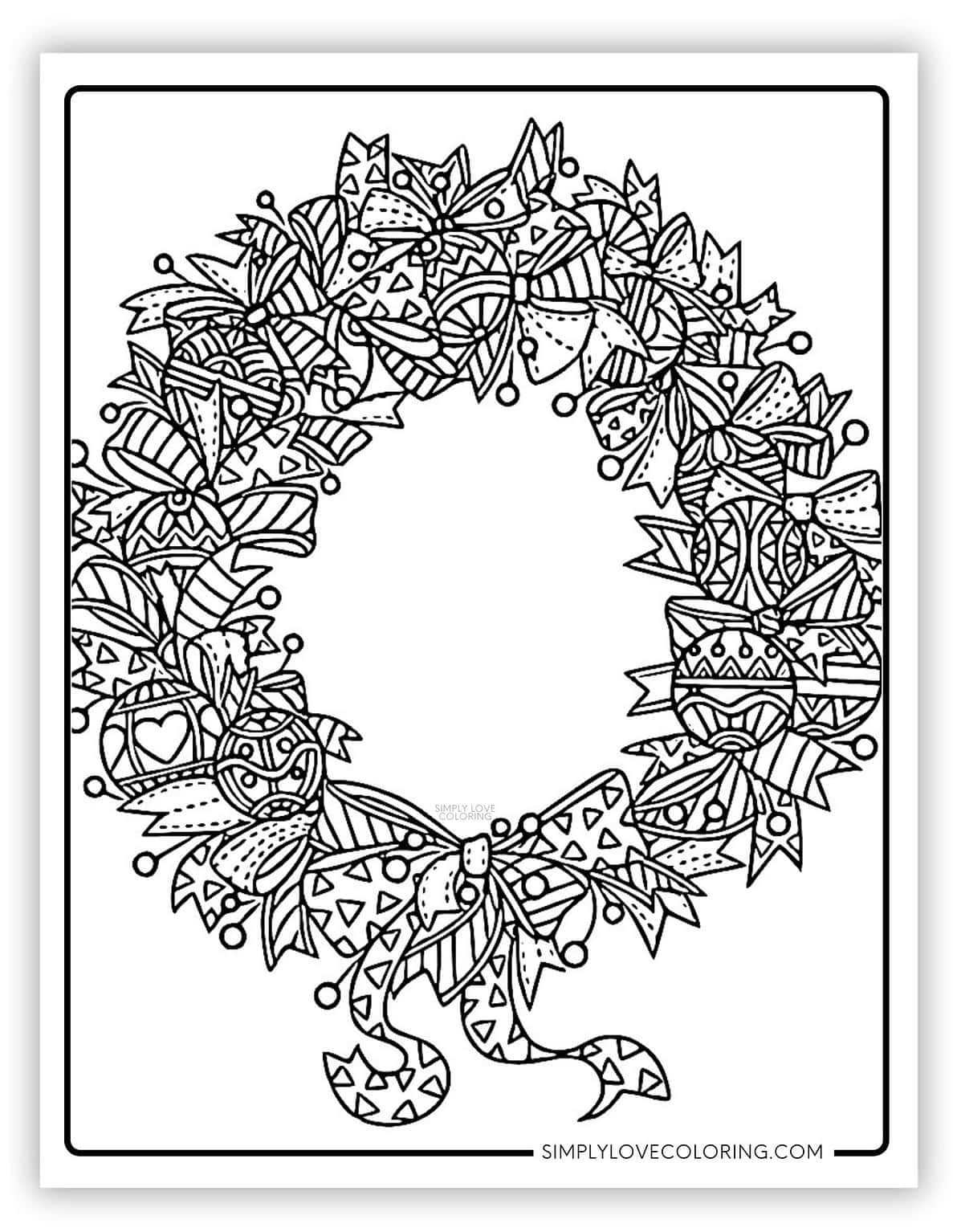 Christmas Mandala Coloring Pages (Free PDF Printables) - Simply Love ...