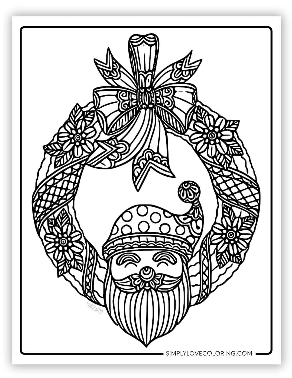 Christmas Mandala Coloring Pages (Free PDF Printables) - Simply Love ...