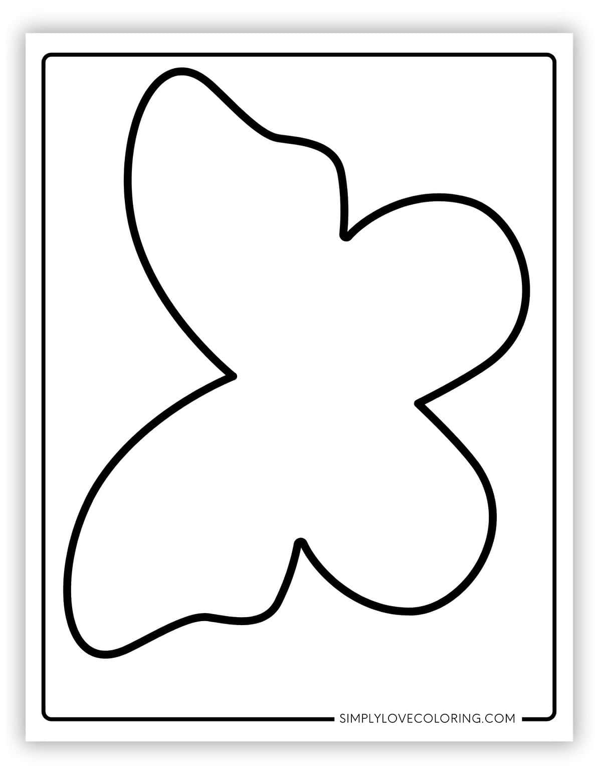 Butterfly Templates (Free PDF Downloads) - Simply Love Coloring