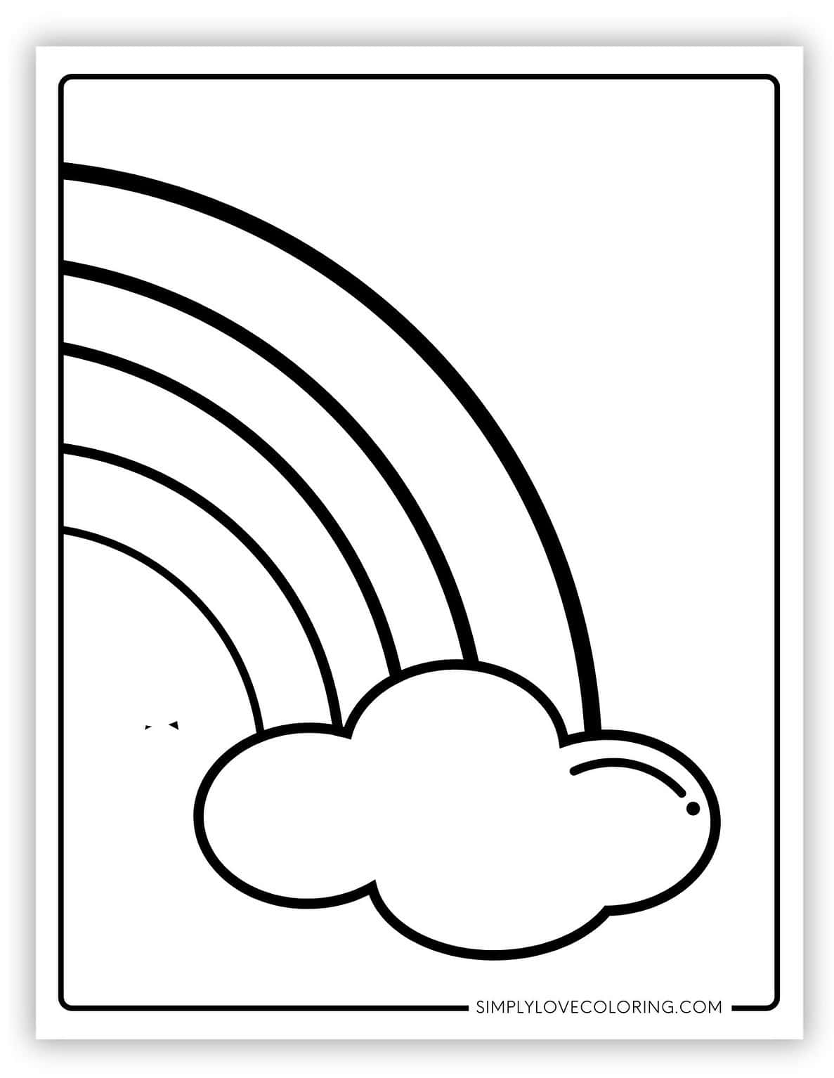 Rainbow Templates (Free PDF Downloads) - Simply Love Coloring