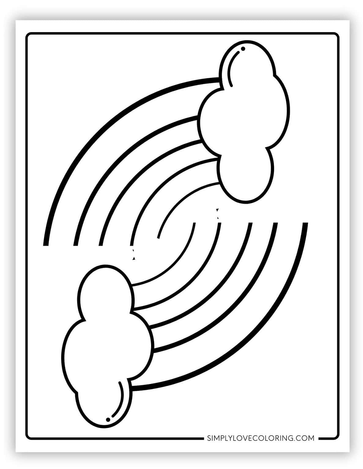 Rainbow Templates (Free PDF Downloads) - Simply Love Coloring