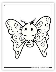 Butterfly Templates (Free PDF Downloads) - Simply Love Coloring
