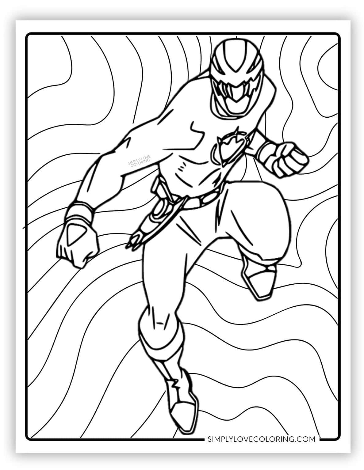 Power Rangers Coloring Pages (Free PDF Printables) - Simply Love Coloring