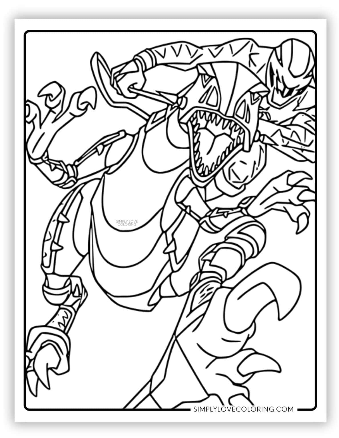 Power Rangers Coloring Pages (Free PDF Printables) - Simply Love Coloring