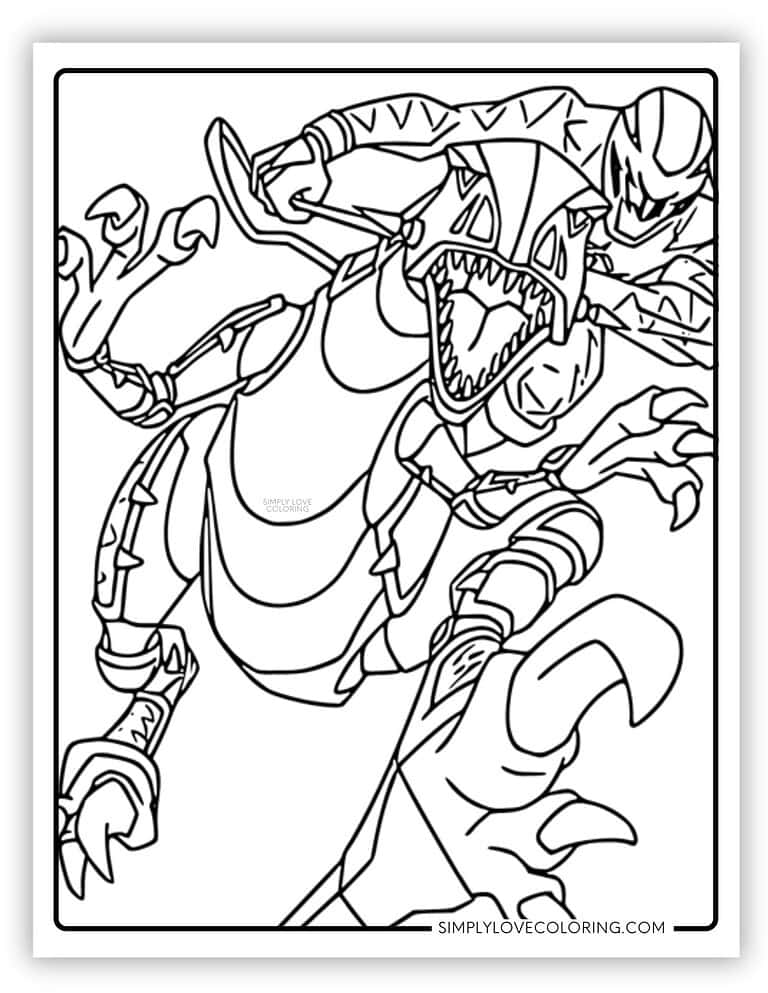 Power Rangers Coloring Pages (Free PDF Printables) - Simply Love Coloring