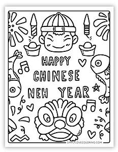 Chinese New Year Coloring Pages (Free PDF Printables) - Simply Love ...
