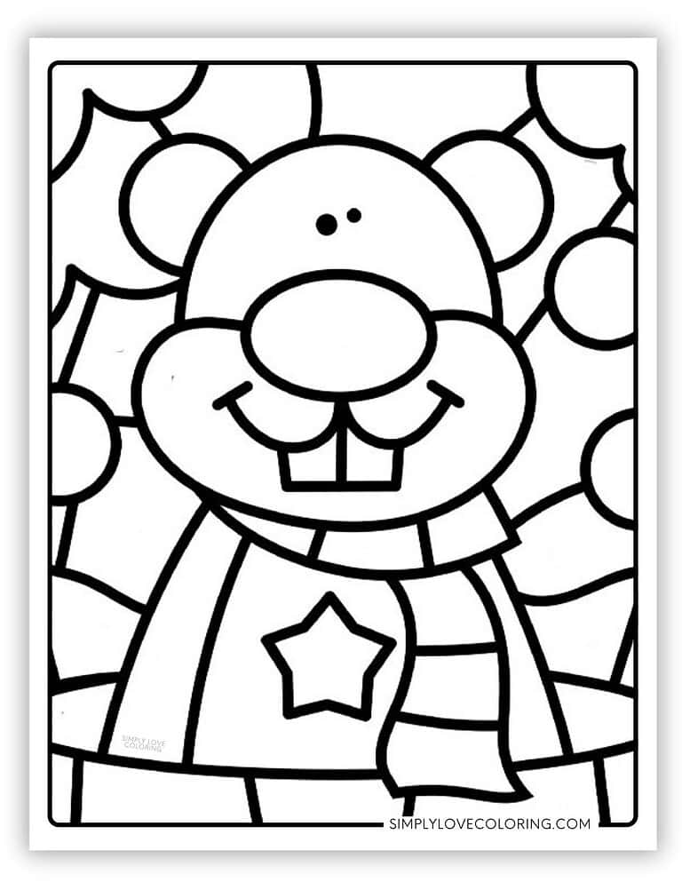 Groundhog Day Coloring Pages (Free PDF Printables) - Simply Love Coloring