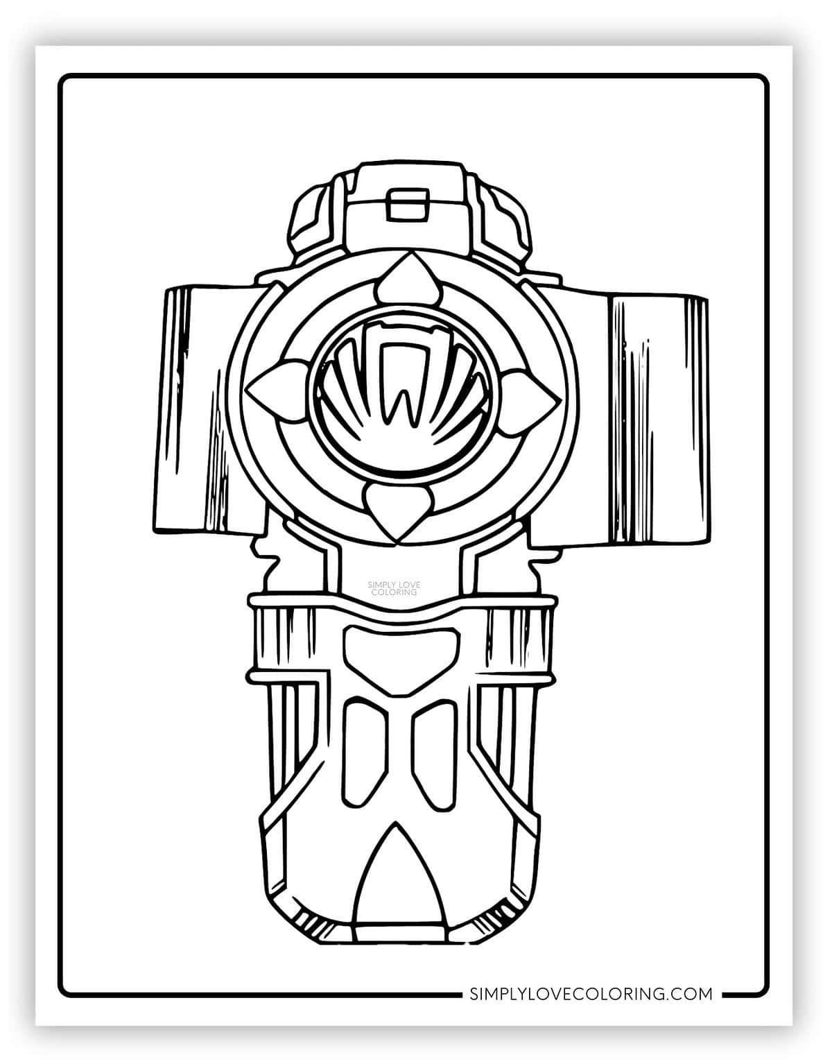 Power Rangers Coloring Pages (Free PDF Printables) - Simply Love Coloring