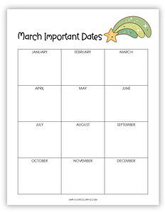 March Planner Printables (Free PDF Downloads) - Simply Love Coloring