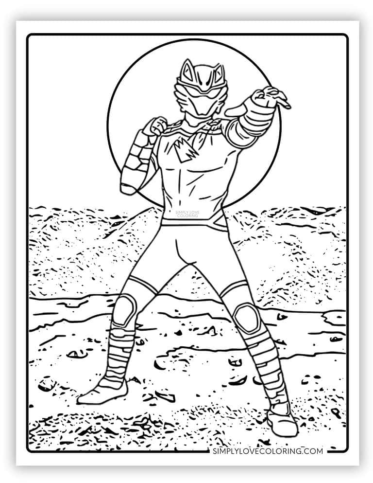 Power Rangers Coloring Pages (Free PDF Printables) - Simply Love Coloring