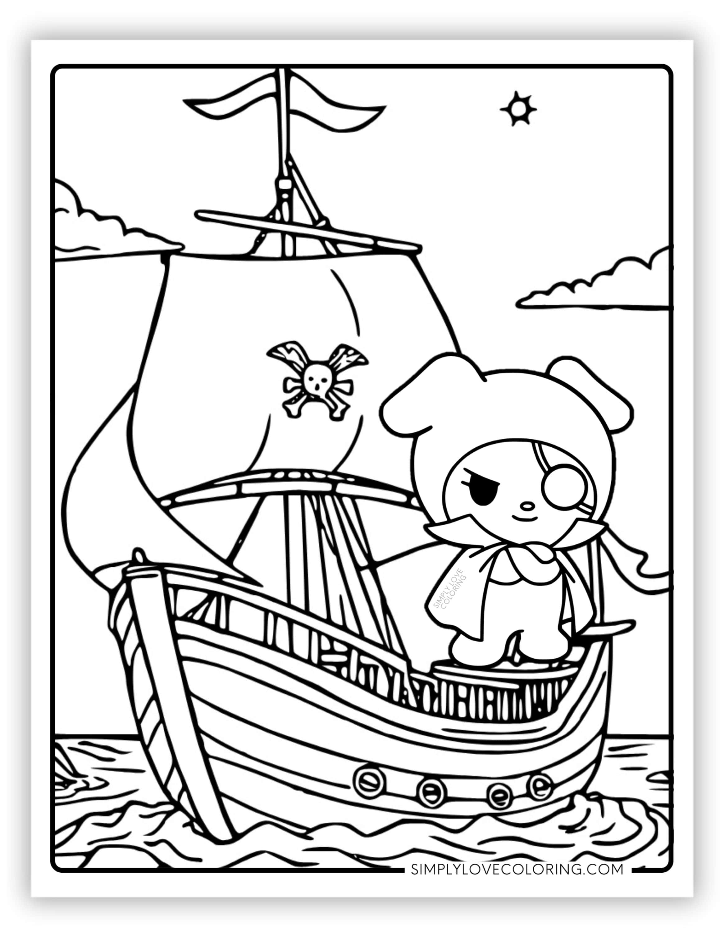 Kuromi Coloring Pages (Free PDF Printables) - Simply Love Coloring