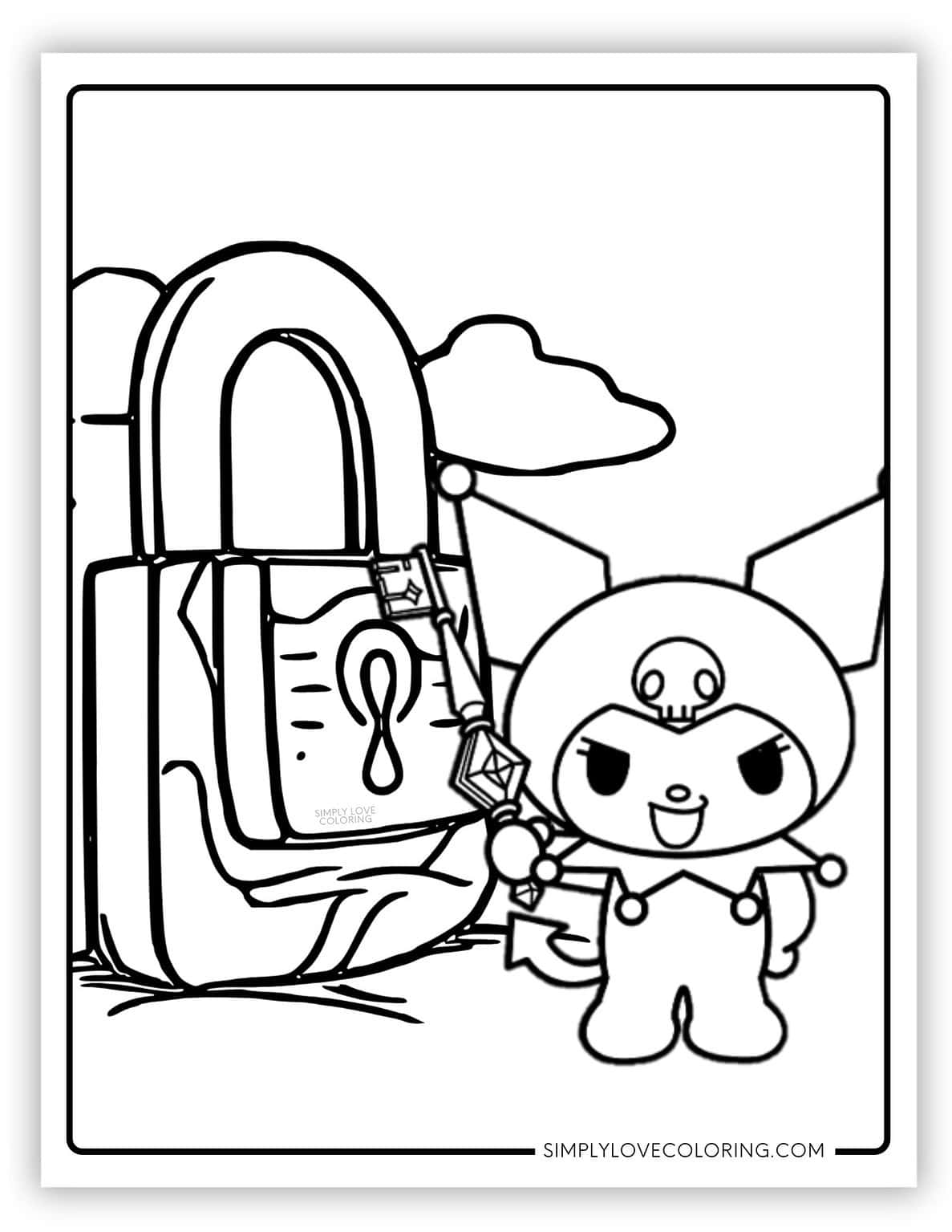 Kuromi Coloring Pages (Free PDF Printables) - Simply Love Coloring