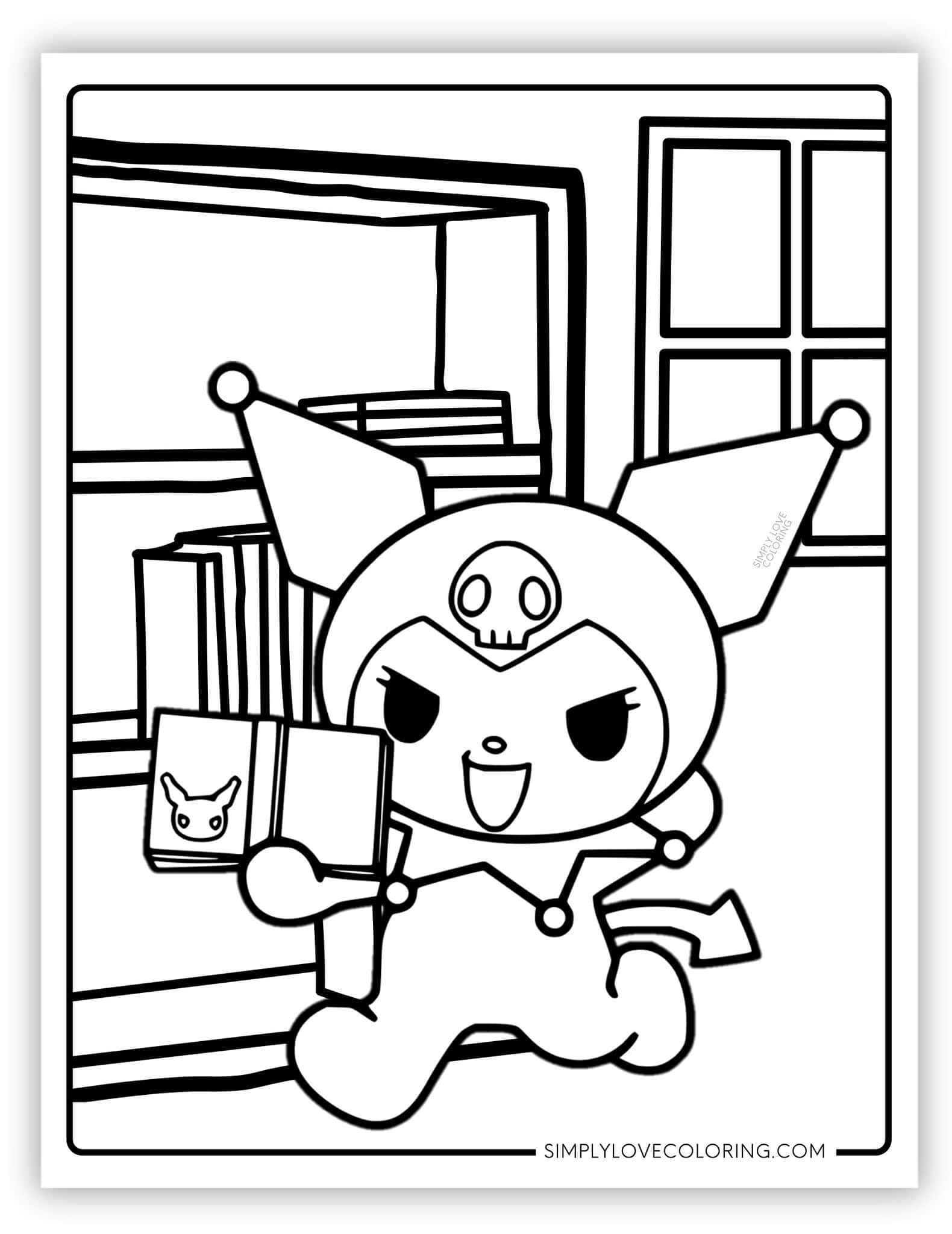 Kuromi Coloring Pages (Free PDF Printables) - Simply Love Coloring