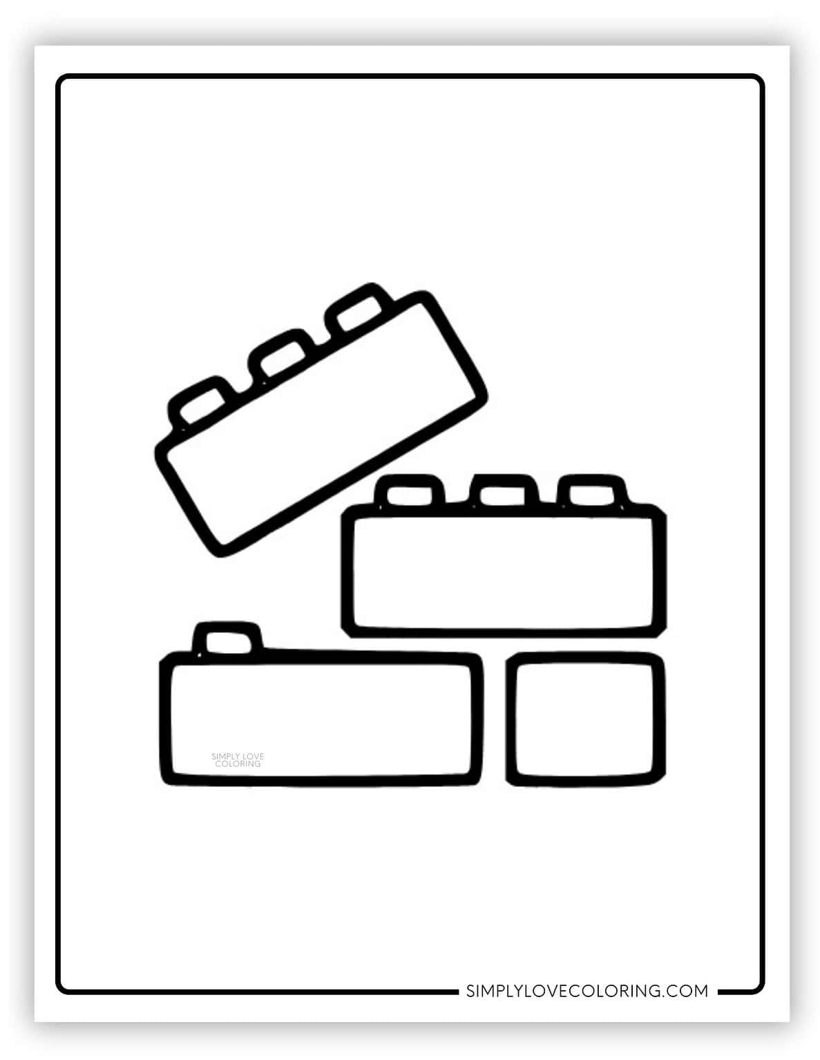 Lego Coloring Pages (Free PDF Printables) - Simply Love Coloring