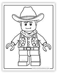 Lego Coloring Pages (Free PDF Printables) - Simply Love Coloring