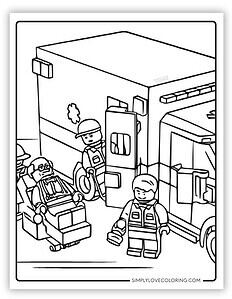 Lego Coloring Pages (Free PDF Printables) - Simply Love Coloring