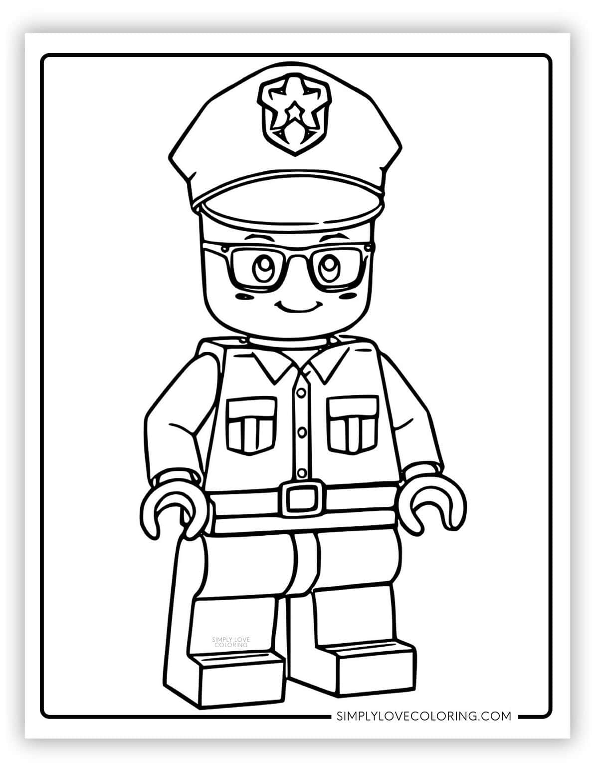 Lego Coloring Pages (Free PDF Printables) - Simply Love Coloring