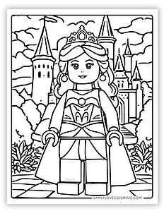 Lego Coloring Pages (Free PDF Printables) - Simply Love Coloring