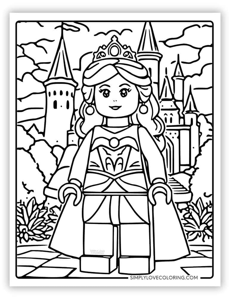 Lego Coloring Pages (Free PDF Printables) - Simply Love Coloring