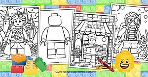 Lego Coloring Pages (Free PDF Printables) - Simply Love Coloring