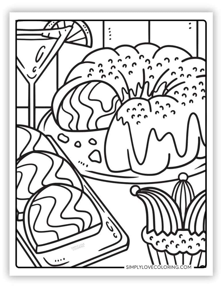 Mardi Gras Coloring Pages (Free PDF Printables) - Simply Love Coloring