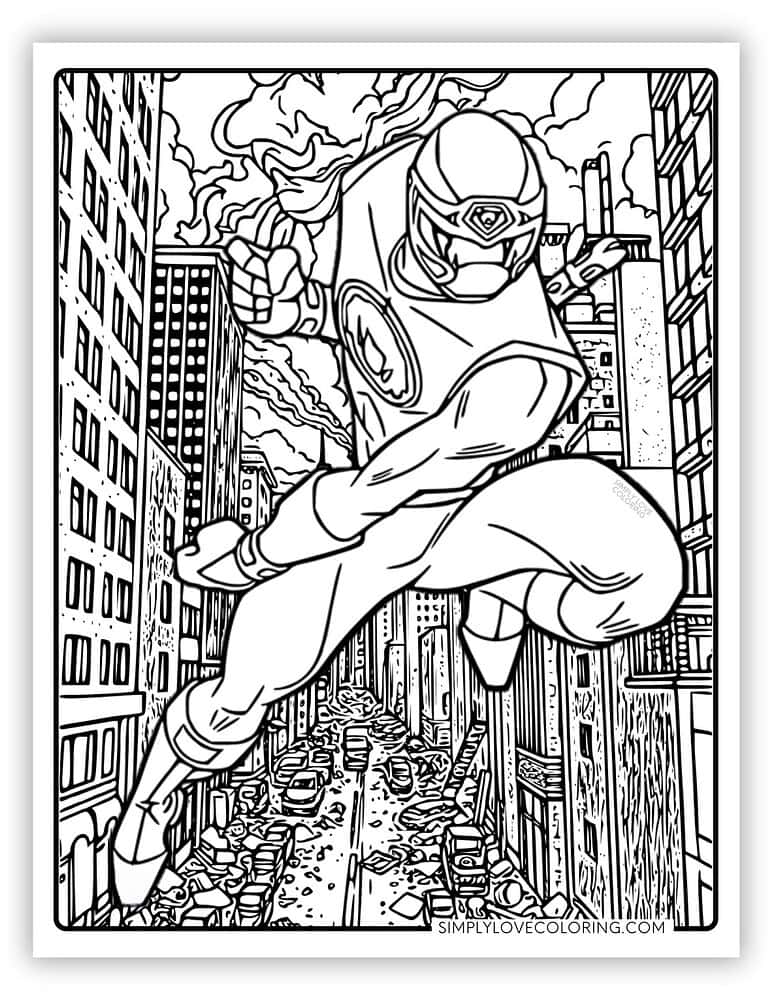 Power Rangers Coloring Pages (Free PDF Printables) - Simply Love Coloring