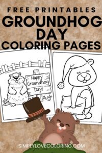 Groundhog Day Coloring Pages (Free PDF Printables) - Simply Love Coloring