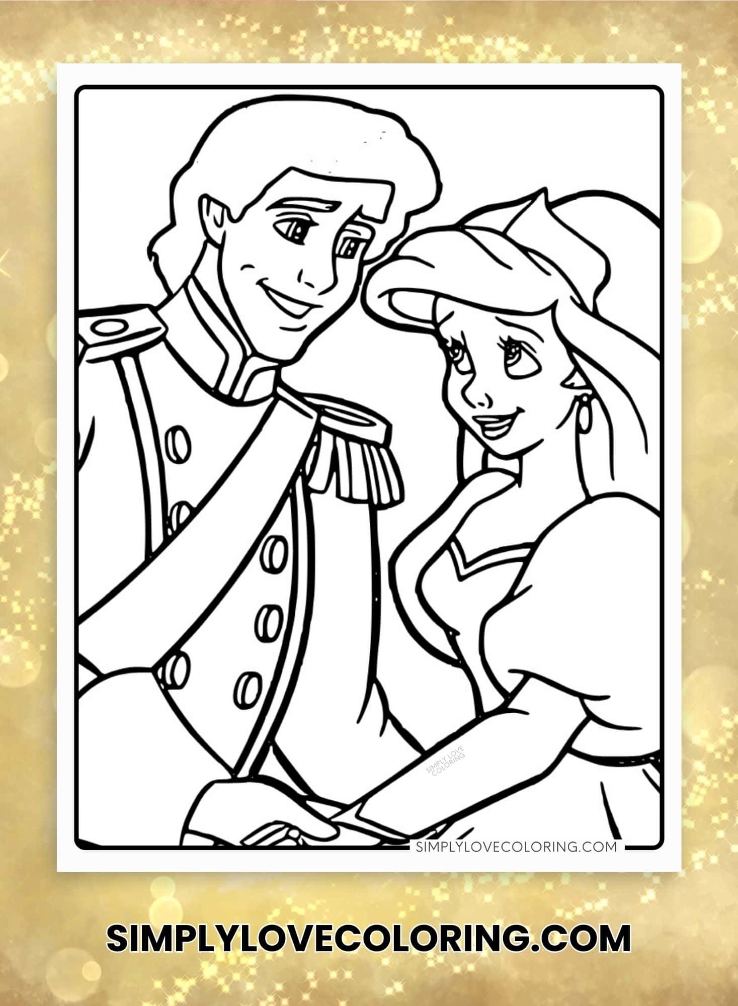 Ariel Coloring Sheet Printable Ariel the Little Mermaid coloring page