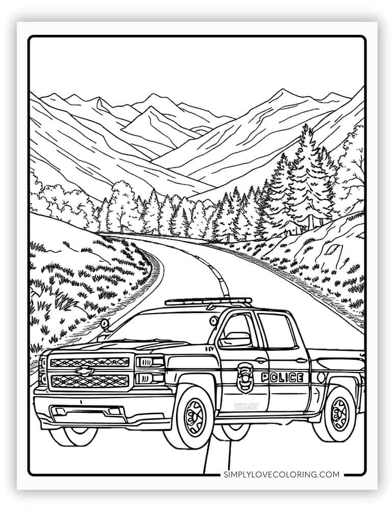 Car Coloring Pages (Free PDF Printables) - Simply Love Coloring