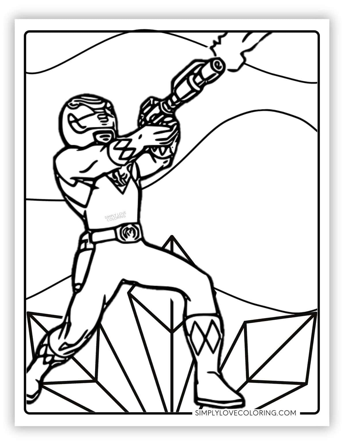 Power Rangers Coloring Pages (Free PDF Printables) - Simply Love Coloring