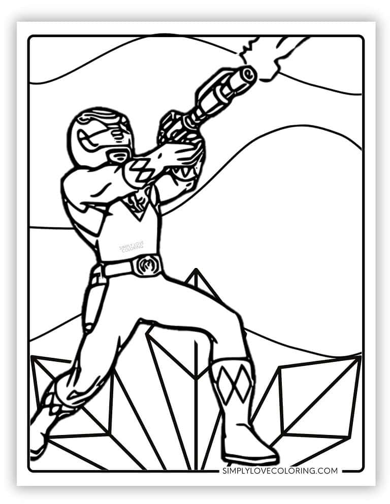 Power Rangers Coloring Pages (Free PDF Printables) - Simply Love Coloring