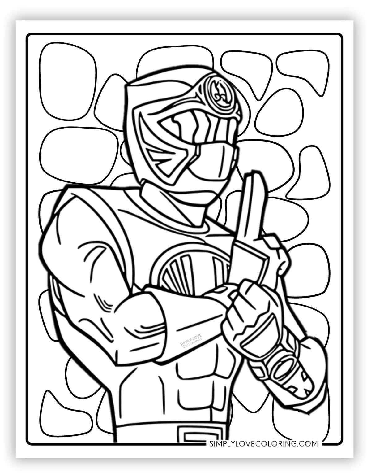 Power Rangers Coloring Pages (Free PDF Printables) - Simply Love Coloring