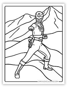 Power Rangers Coloring Pages (Free PDF Printables) - Simply Love Coloring