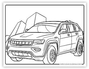 Car Coloring Pages (Free PDF Printables) - Simply Love Coloring