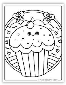 42 Happy Birthday Coloring Pages (Free PDF Printables) - Simply Love ...