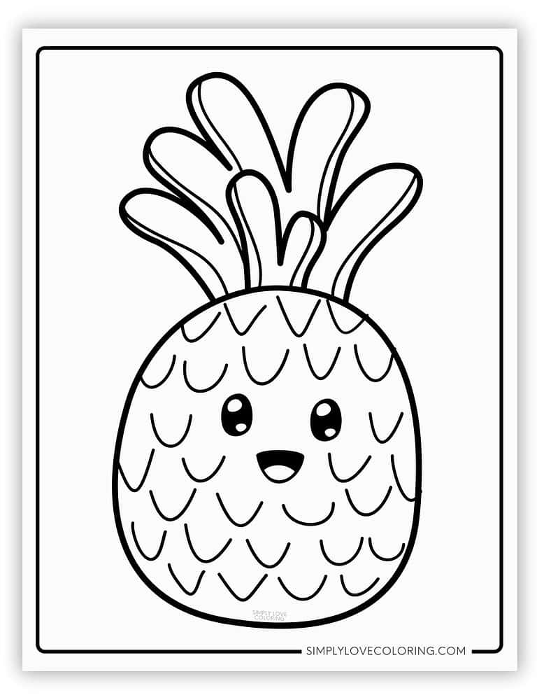 44 Kawaii Coloring Pages (Free PDF Printables) - Simply Love Coloring