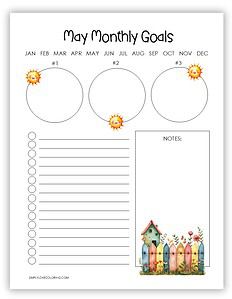 May Planner Printables (Free PDF Downloads) - Simply Love Coloring