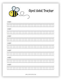 April Planner Printables (Free PDF Download) - Simply Love Coloring