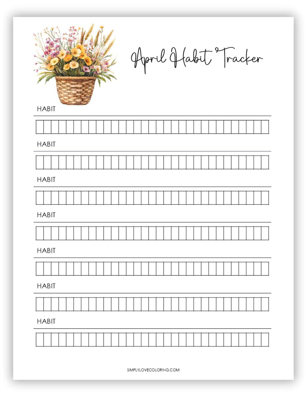 May Planner Printables (Free PDF Downloads) - Simply Love Coloring