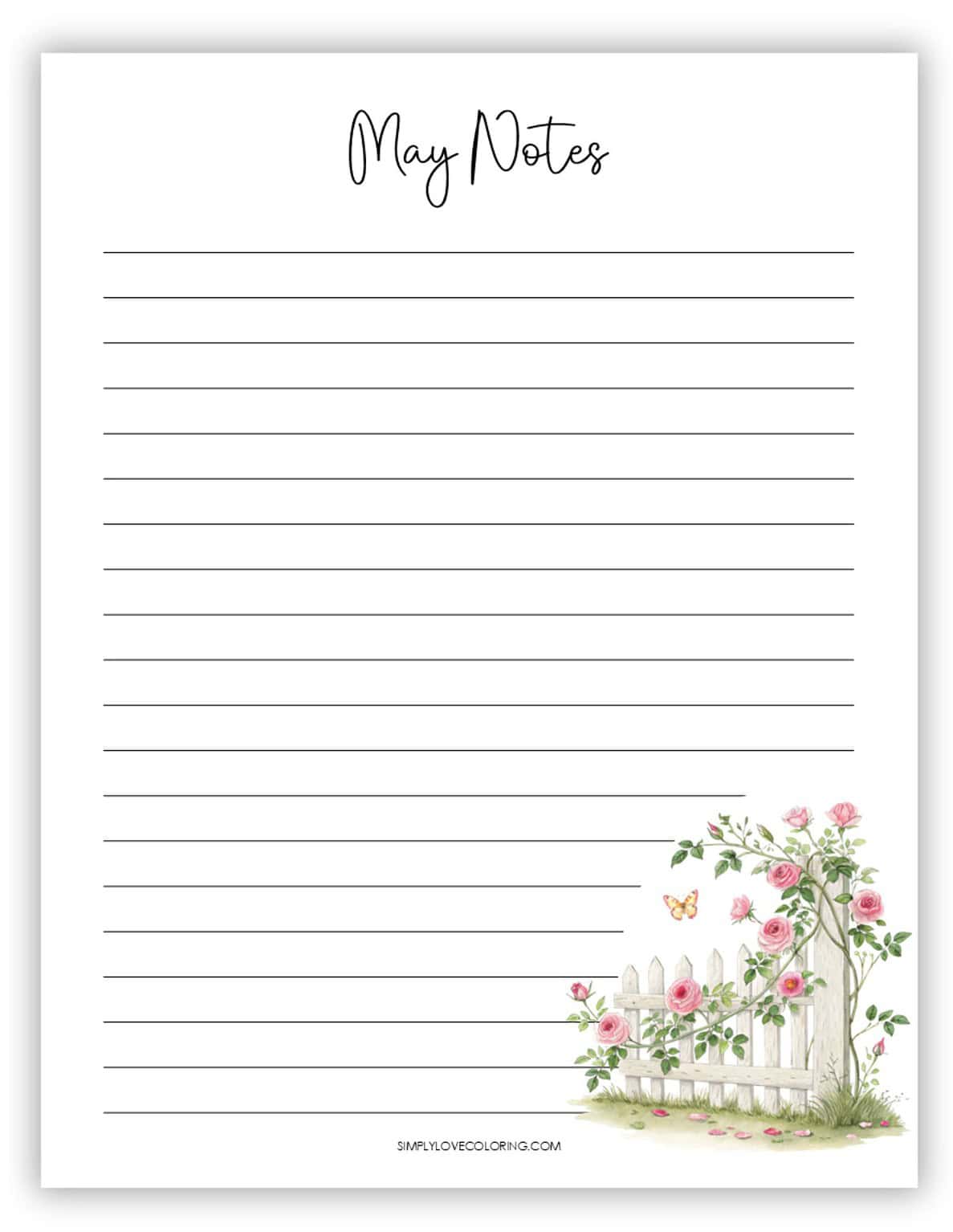 May Planner Printables (Free PDF Downloads) - Simply Love Coloring