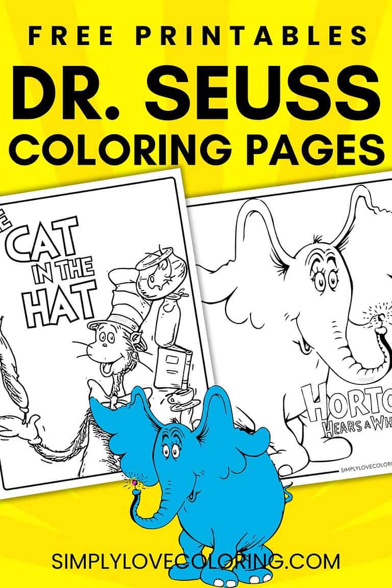 Dr. Seuss Coloring Pages (Free PDF Printables) - Simply Love Coloring