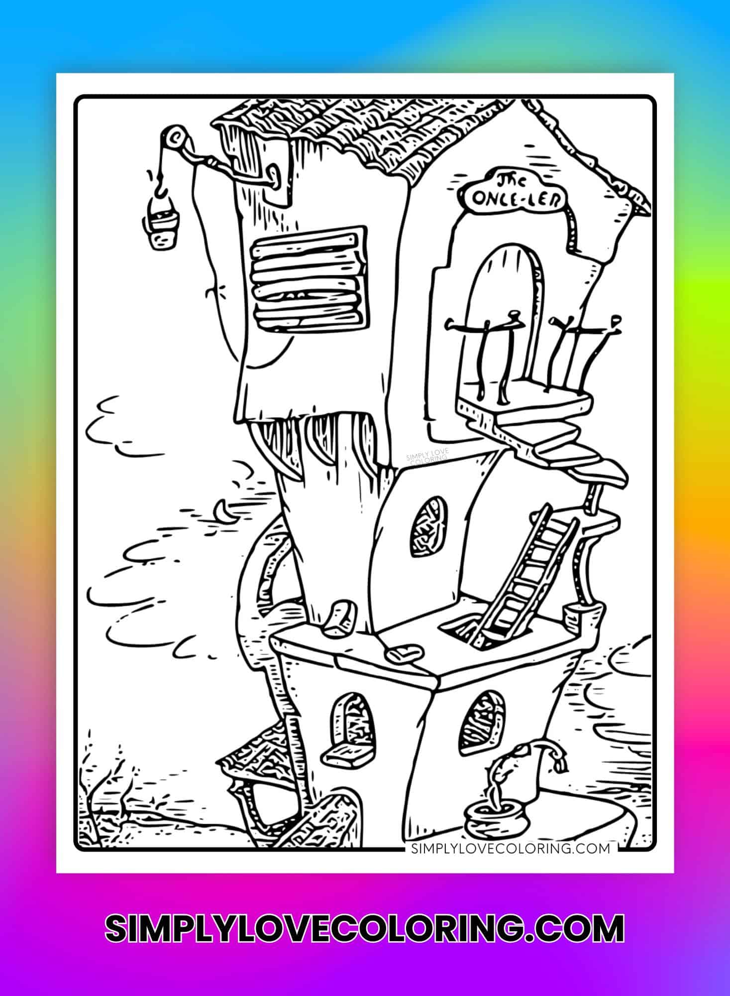 The Lorax Coloring Pages (Free PDF Printables) - Simply Love Coloring