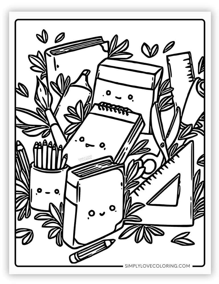 44 Kawaii Coloring Pages (Free PDF Printables) - Simply Love Coloring