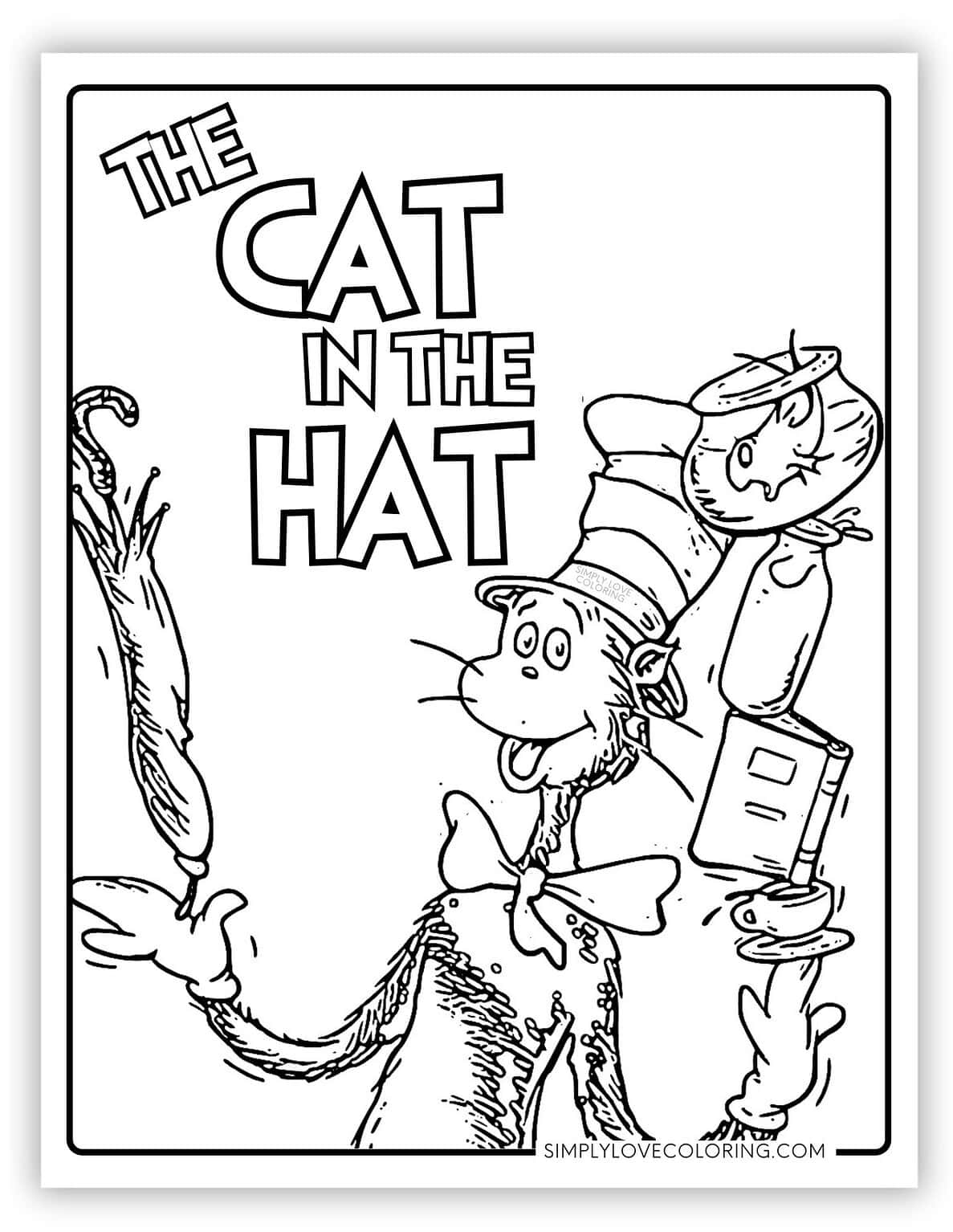 Dr. Seuss Coloring Pages (Free PDF Printables) - Simply Love Coloring